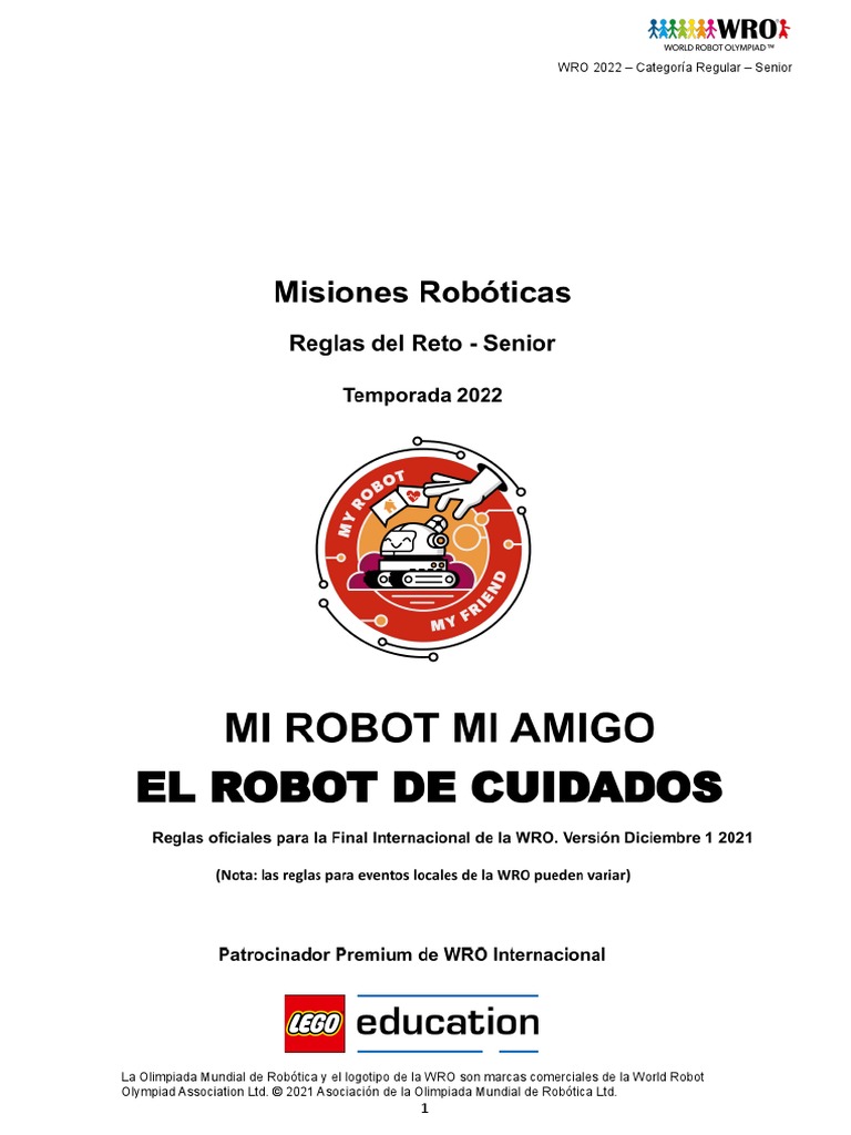 Misiones Robóticas Senior | PDF