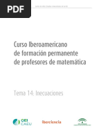 Informe de Inecuaciones | PDF | Desigualdad (Matemáticas) | Variable (Matemáticas)