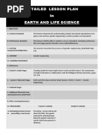 Grade 11 Perpetuation of Life Lesson Plan | PDF | Reproduction ...