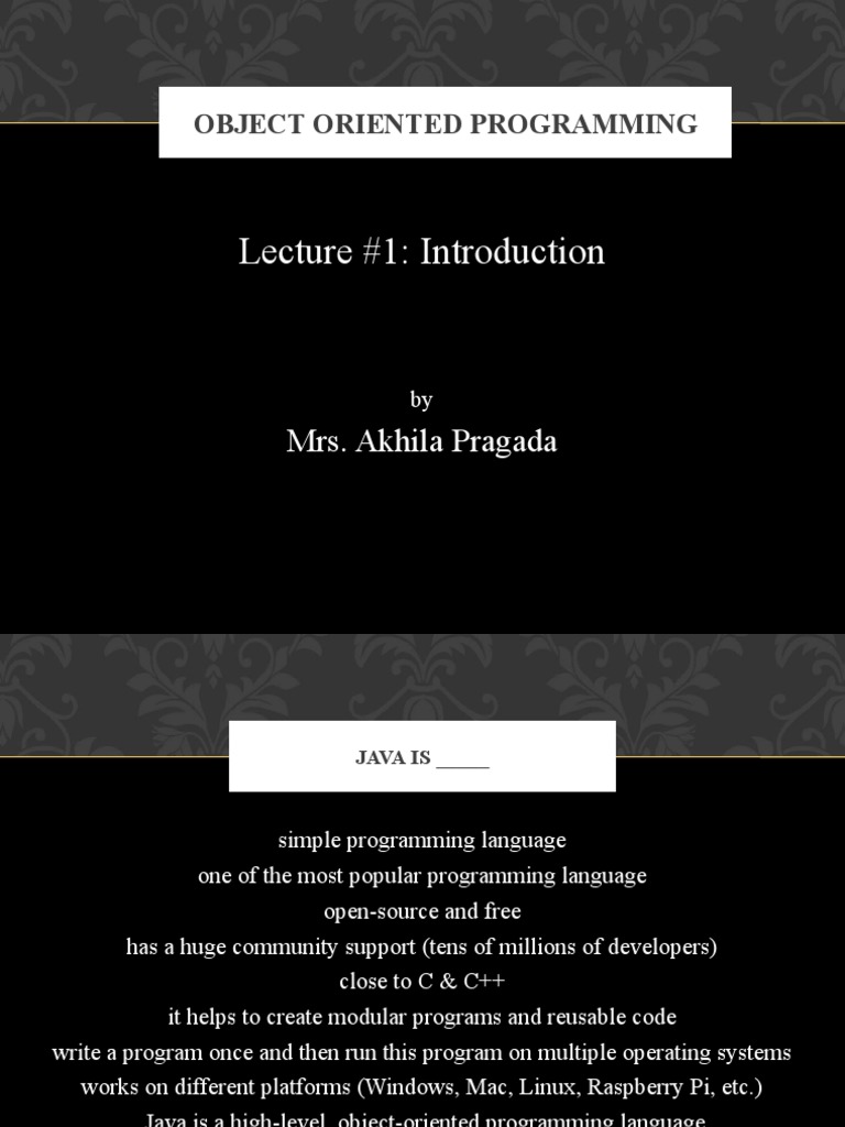Java Pdf Object Oriented Programming Class Computer Programming 2440