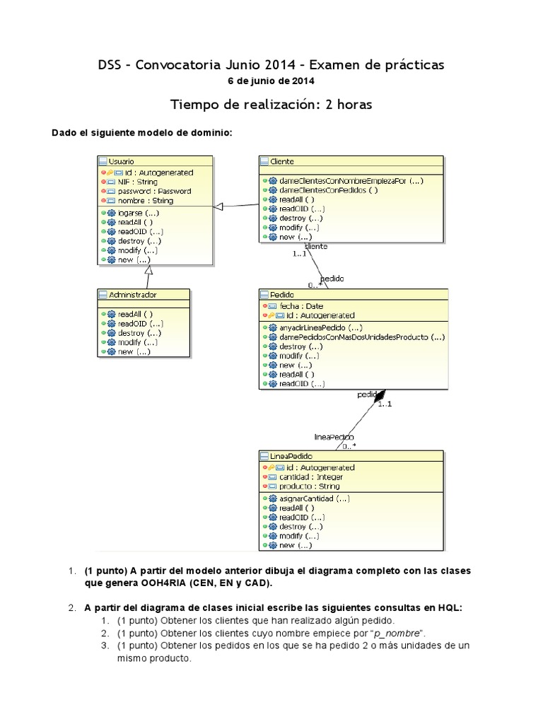 DSS - Examen Final Prácticas | PDF | Ingeniería Informática | Programación de computadoras