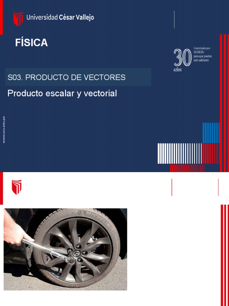 S03. Diapositivas - de - Producto - Escalar - y - Vectorial | PDF | Vector Euclidiano | Escalar ...