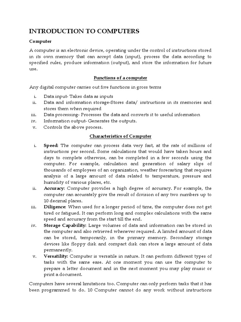 Computer Basics for Beginners | PDF | Computer Data Storage | Byte