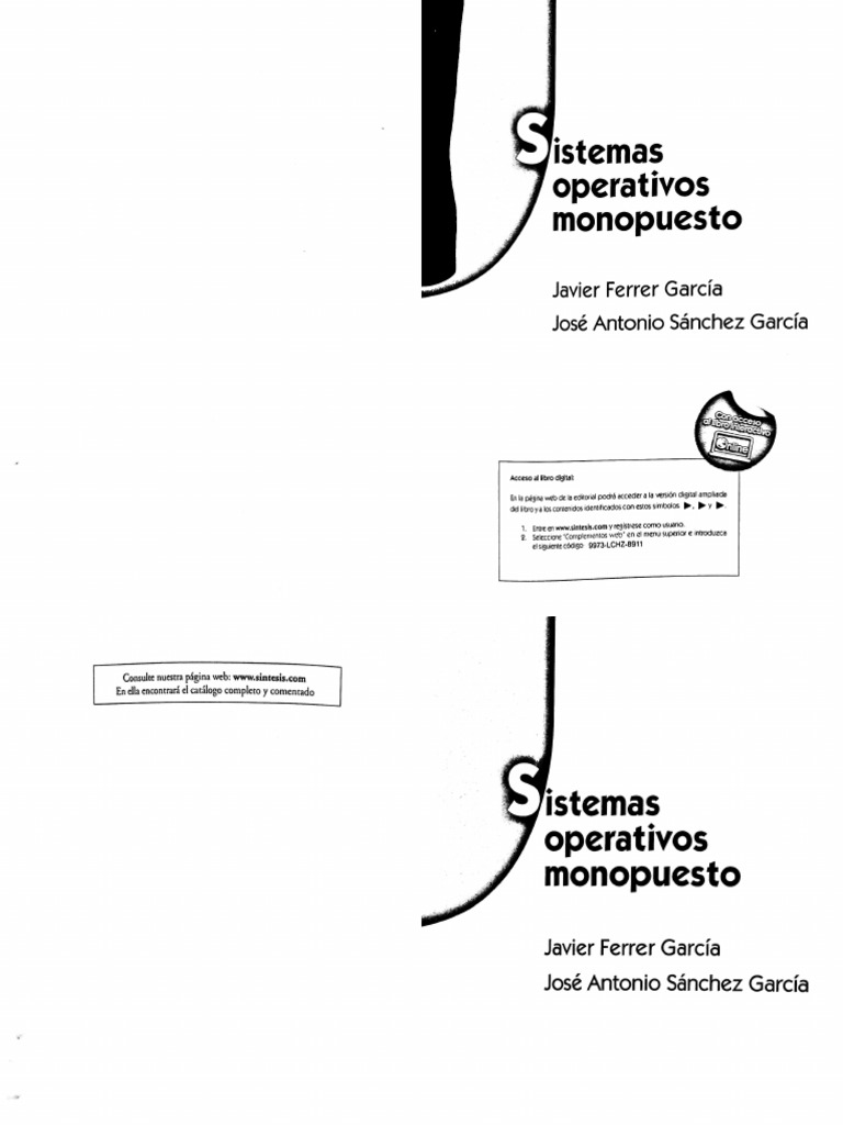 Sistemas Operativos Monopuesto. | PDF Sistemas Operativos Monopuesto. | PDF