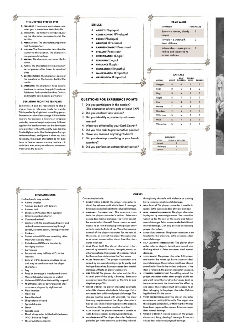 Vaesen GM Screen Fan Version | PDF