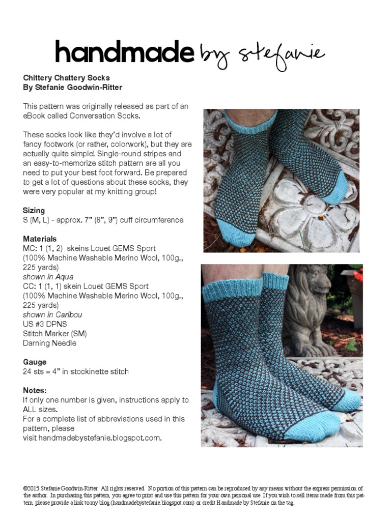 Chittery Chattery | PDF | Knitting | Decorative Arts