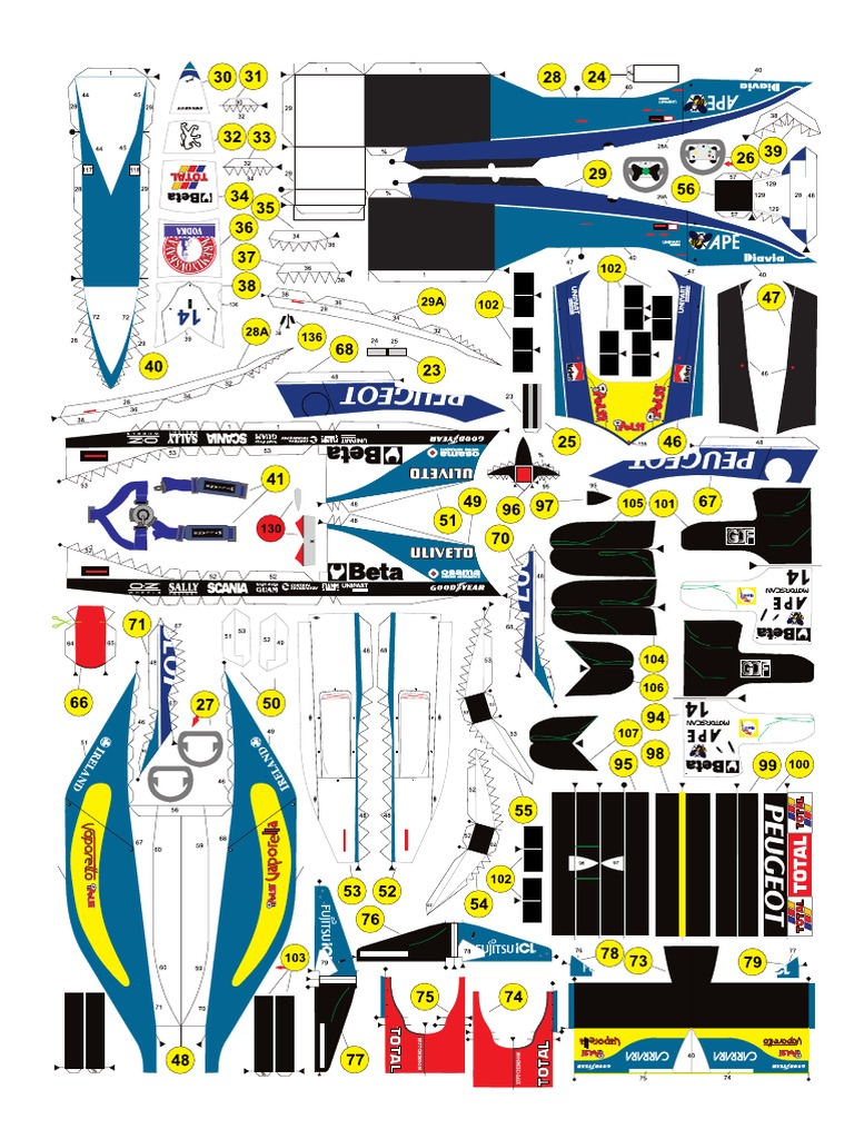 Jordan 195 (1995) Rubens Barrichelo, Eddie Irvine | PDF