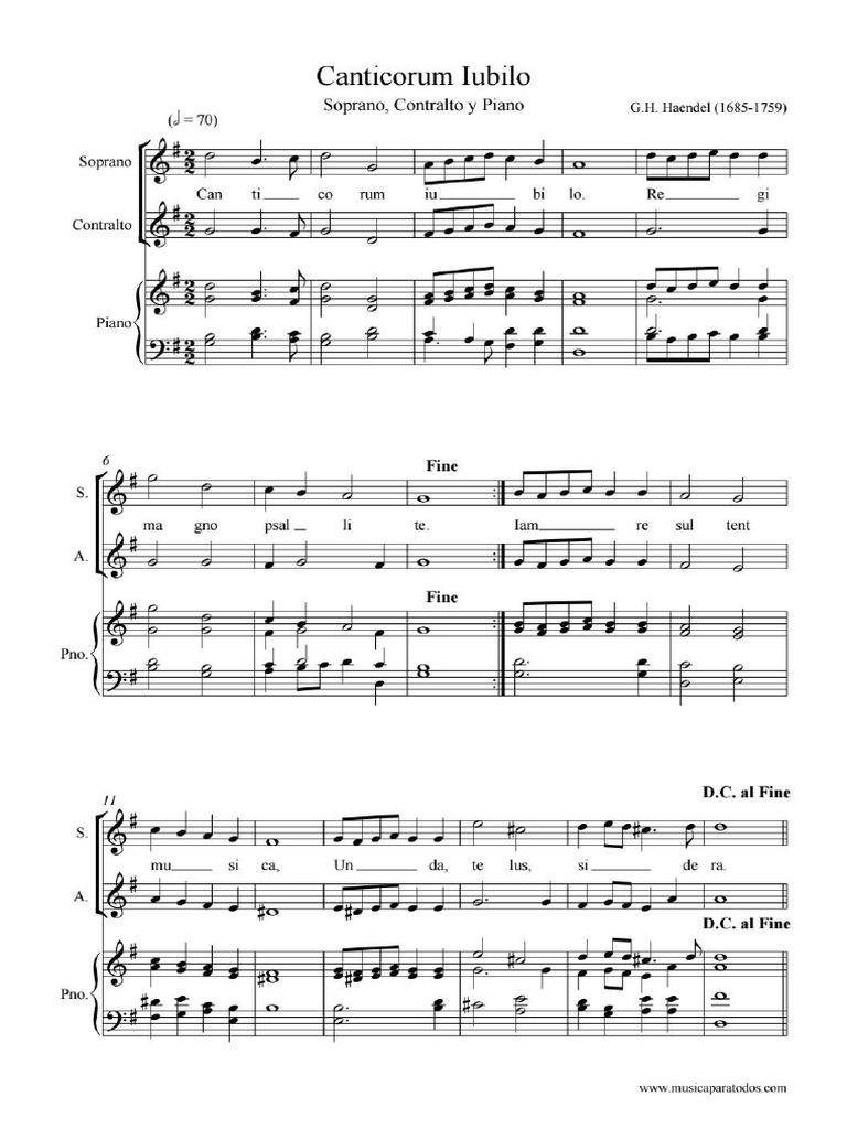 Canticorum Iubilo | PDF