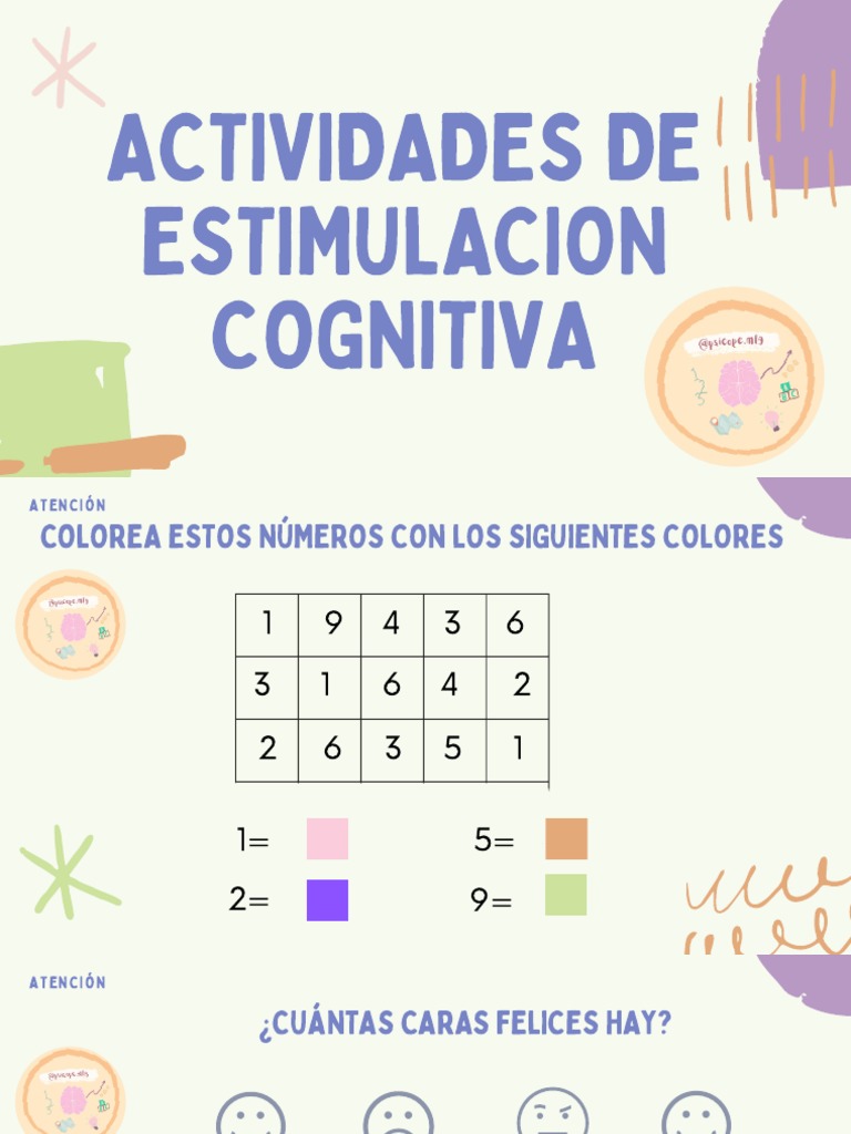 Cuadernillo Funciones Cognitivas | PDF | Ciencia cognitiva | Cognición
