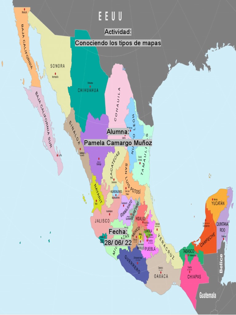 Actividad 1. Conociendo Los Tipos de Mapas | PDF