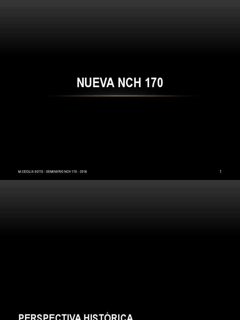 Presentación MOP NCH 170 | PDF | Hormigón | Cemento