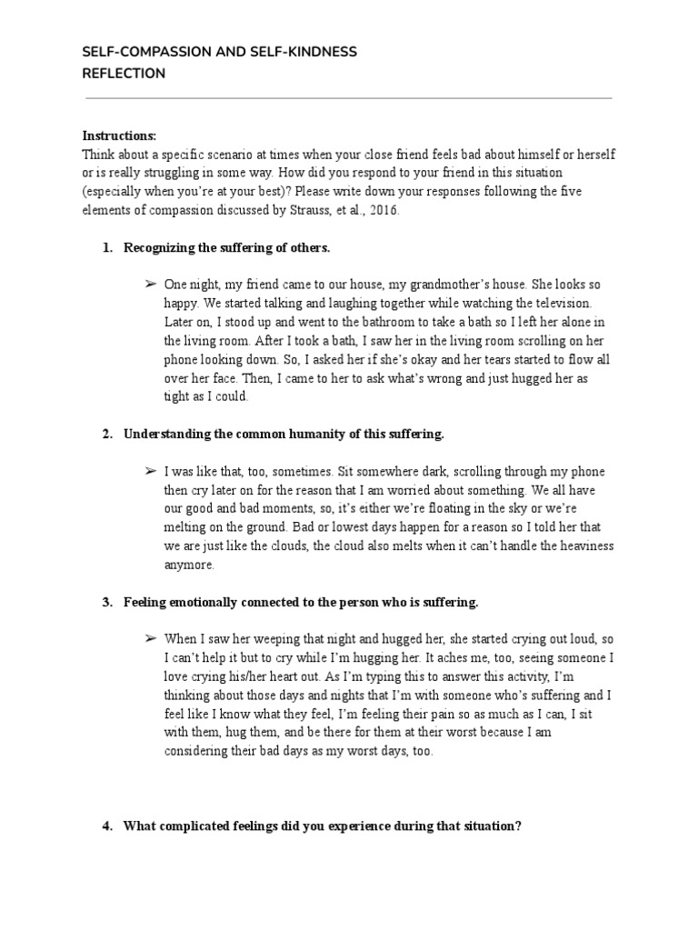 Self Compassion | PDF | Feeling | Compassion