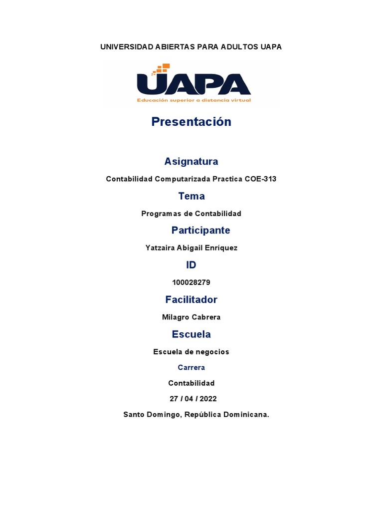 Programas de Contabilidad: SAP, SAGE50 y Macola | PDF | Contabilidad ...