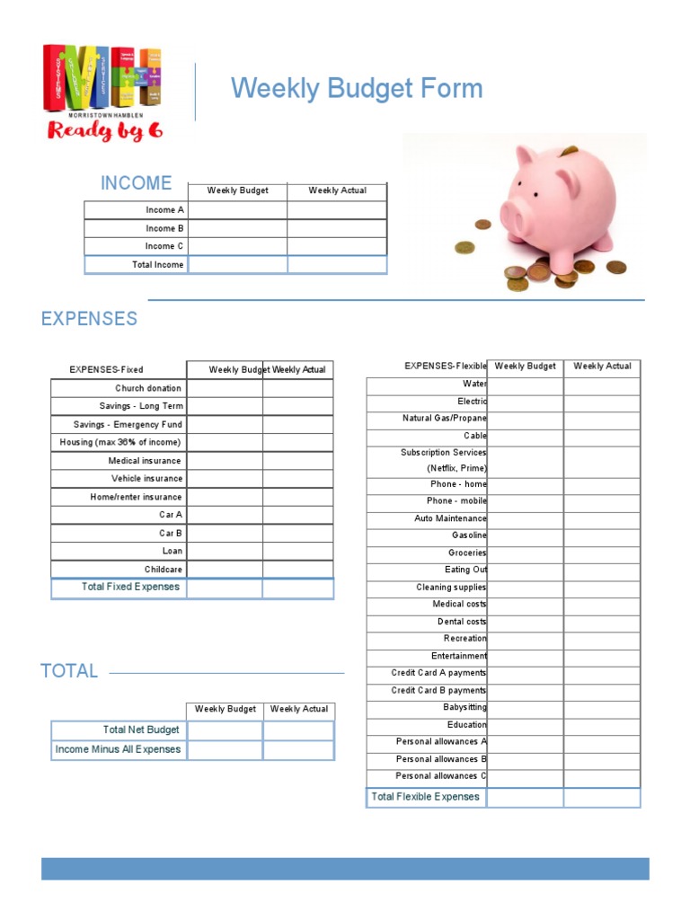 Weekly Budget Template 12 | PDF | Insurance | Economies