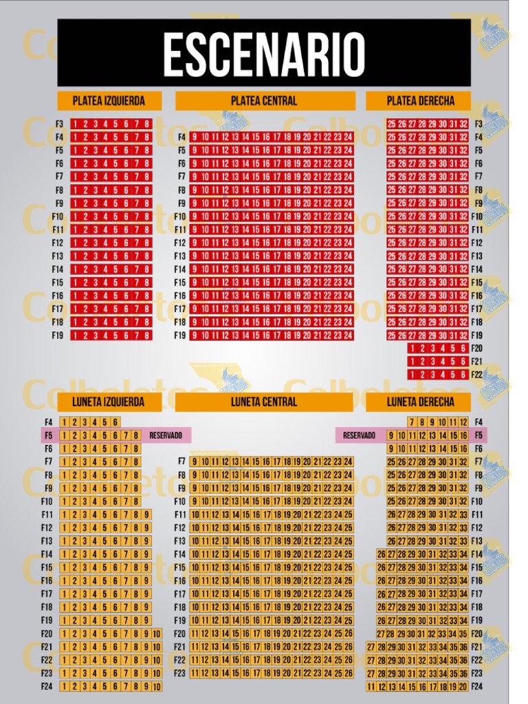 Mapa Teatro Calima 2019 | PDF