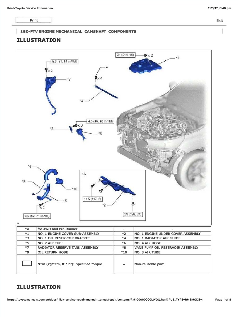 PDF 1gd 2gd Engine Mechanicalpdf DL | PDF | Fuel Injection | Turbocharger