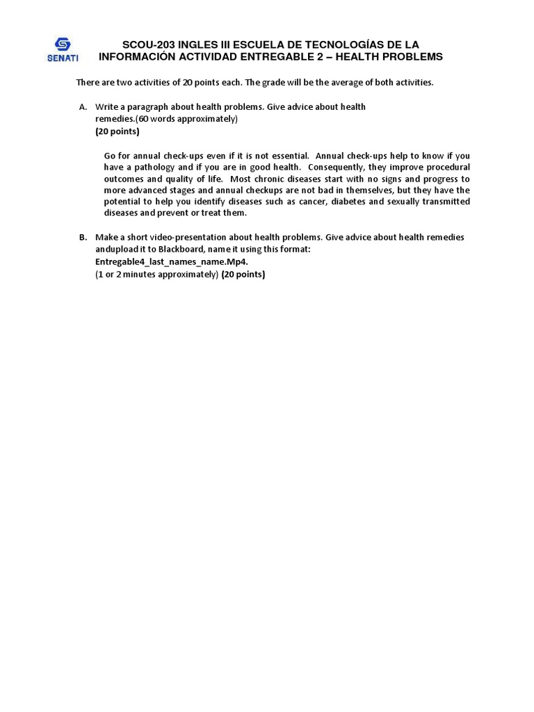 Health Problems | PDF