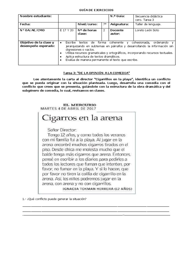 Tarea 3.actividad de Escritura | PDF
