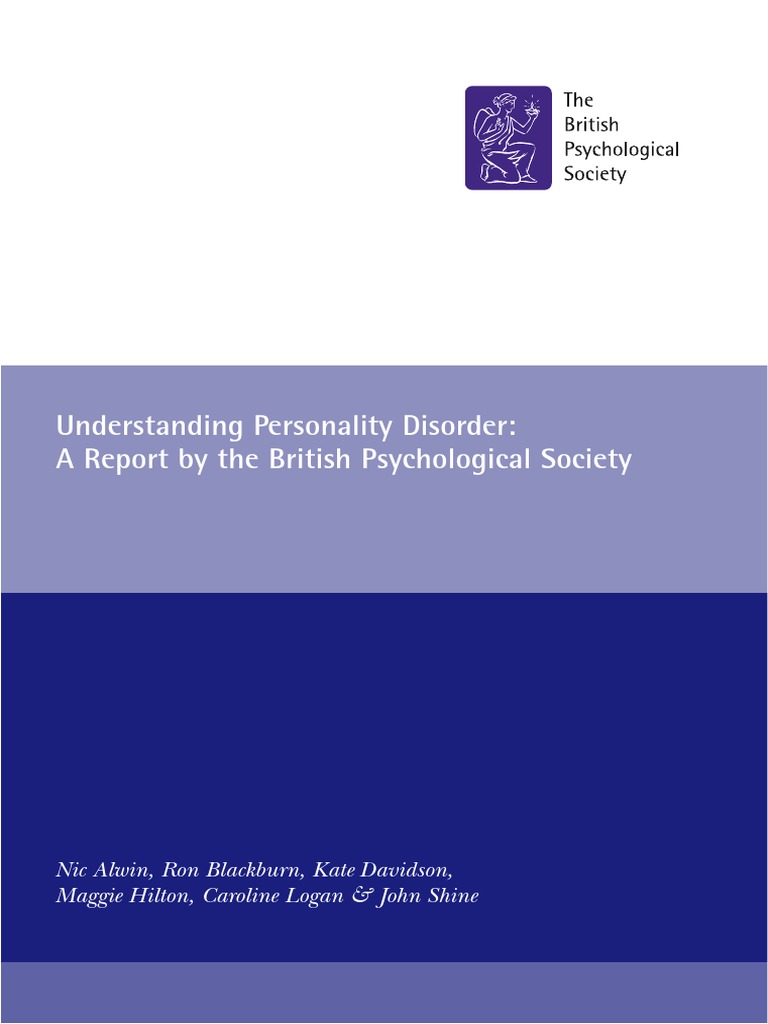 Understanding Personality Disorder | PDF | Mental Disorder ...