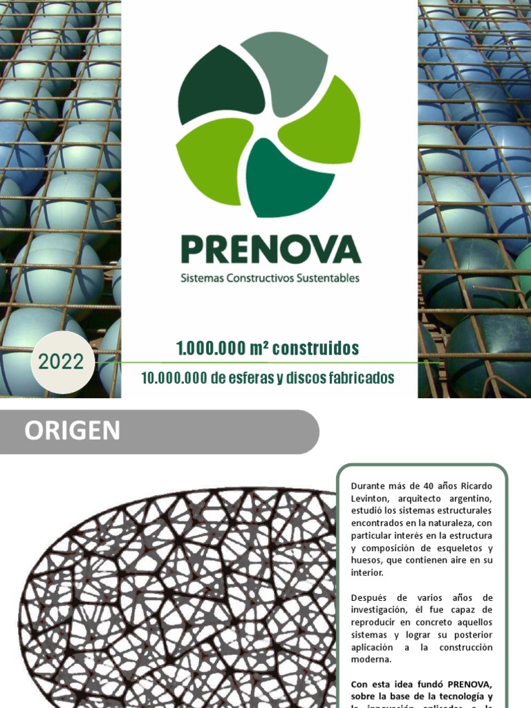 PRENOVA, Sistemas Constructivos Sustentables | PDF | Hormigón | Ingeniería