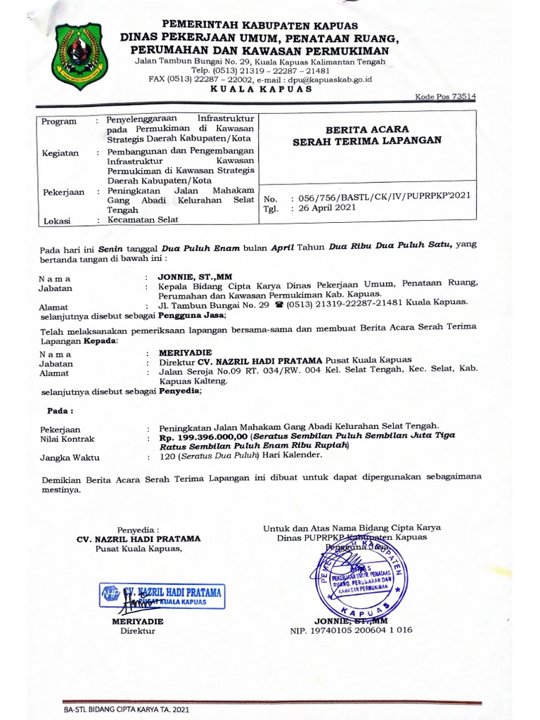 Bast GG Abadi CV Nazril | PDF