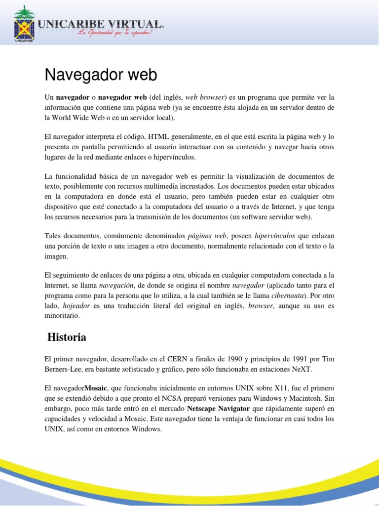 RA3 Navegadores | PDF | Red mundial | Internet y web
