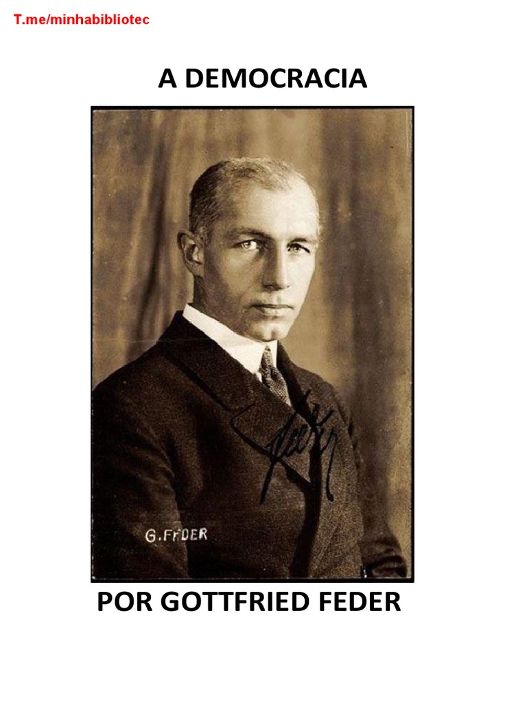 Democracia - Gottfried Feder | PDF | Estado | Eleições