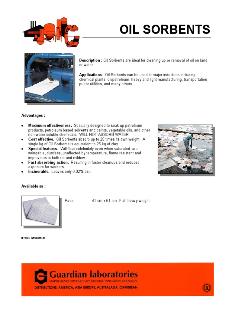 Brochure - Oil Sorbents Pad | PDF