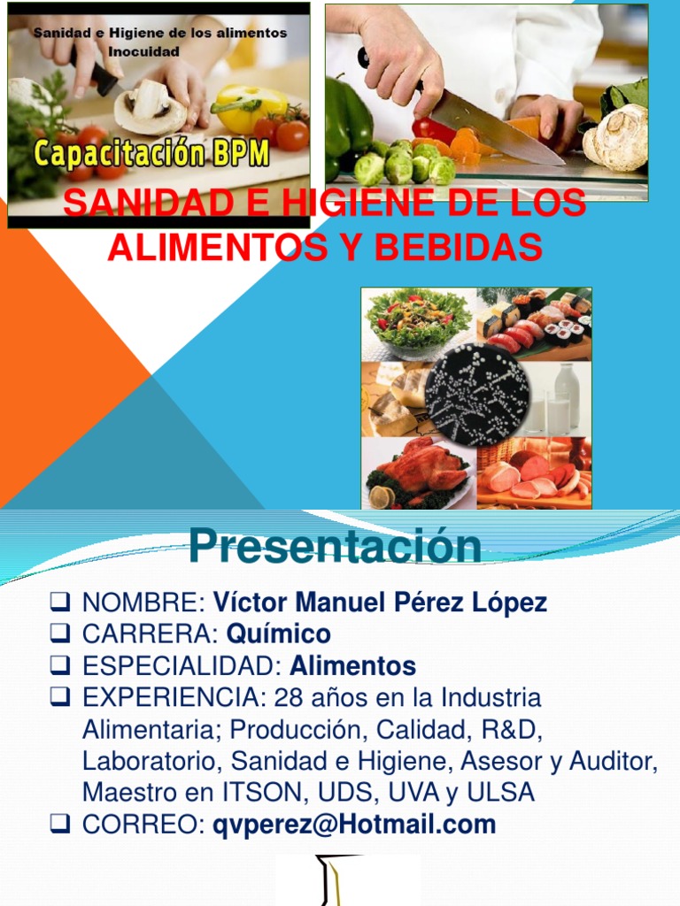 Introducción A La Sanidad e Higiene de Los Alimentos I | Unduh gratis ... Introducción A La Sanidad e Higiene de Los Alimentos I | Unduh gratis ...