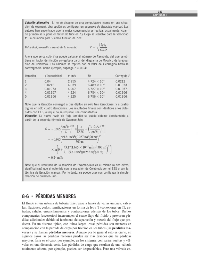 Mecanica de Fluidos Cengel Cimbala 1ra E-383-400 | PDF | Turbulencia ...