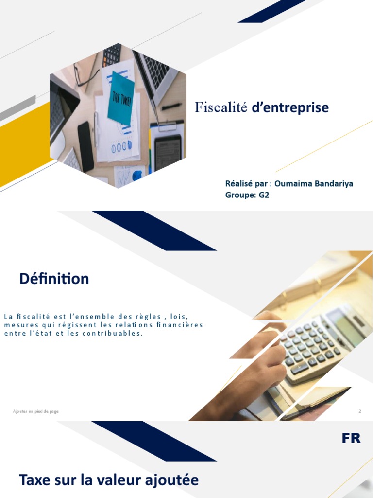 Fiscalite D'entreprise | PDF | Taxe sur la valeur ajoutée | Impôts
