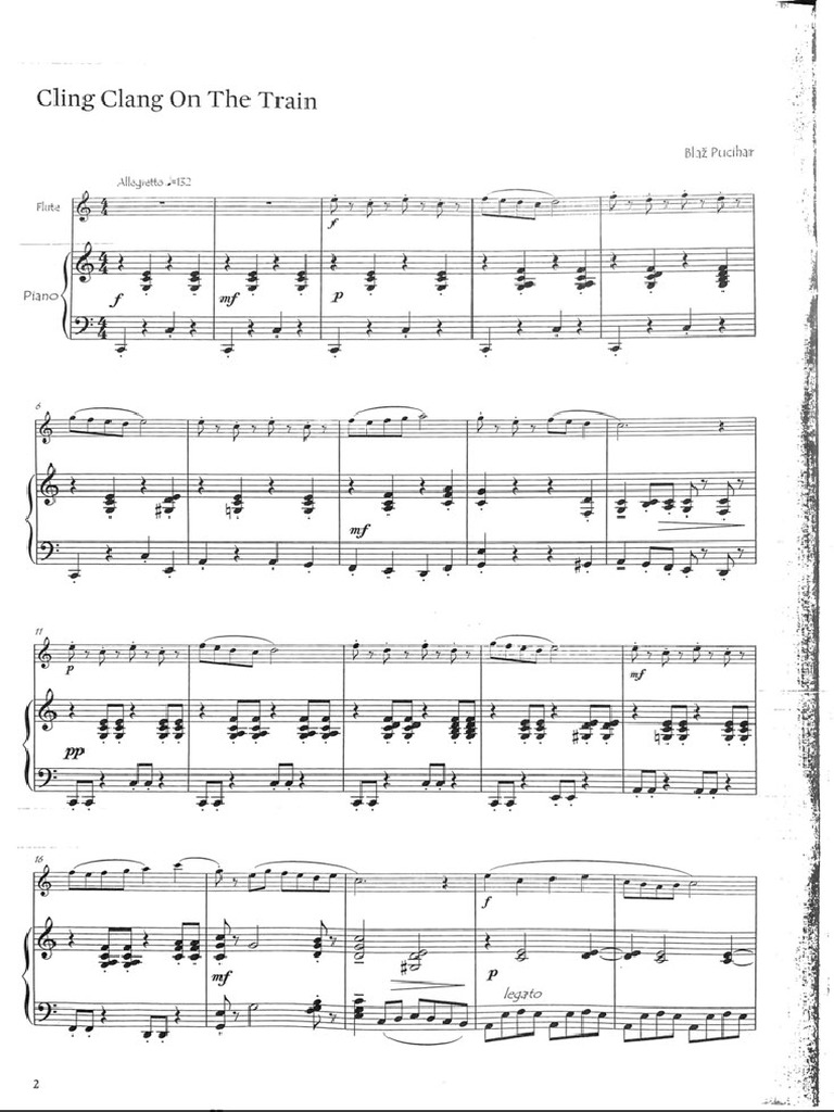 Cling Clang On The Train | PDF