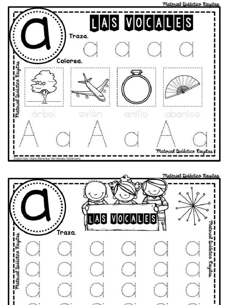Cuaderno De Vocales Pdf Pdf