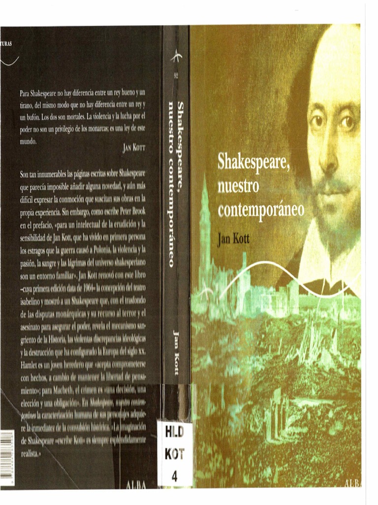 Shakespeare Nuestro Contemporaneo Jan Kott | PDF