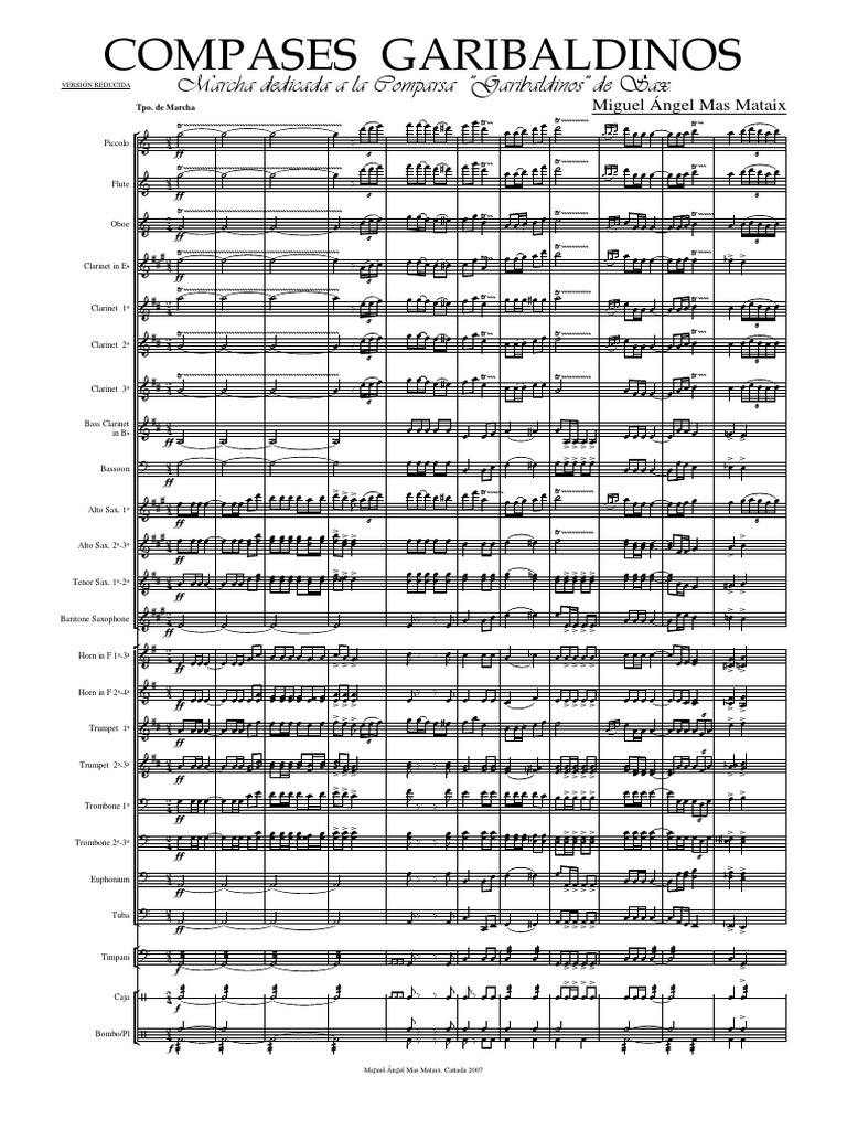 Compases Garibaldinos | PDF