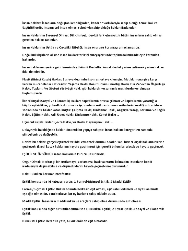 ULUSLARARASI İNSAN HAKLARI HUKUKU DERS NOTU VİZE-dönüştürüldü | PDF ULUSLARARASI İNSAN HAKLARI HUKUKU DERS NOTU VİZE-dönüştürüldü | PDF