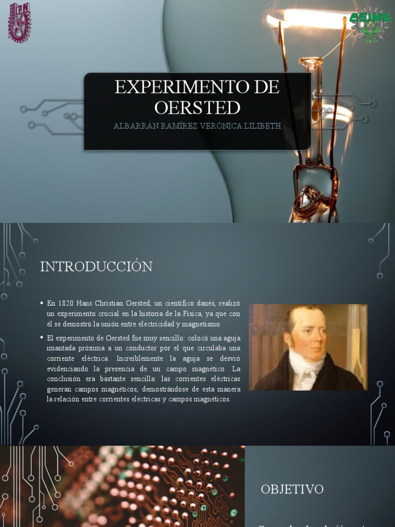 Experimento de Oesterd | PDF | Campo magnético | Electromagnetismo