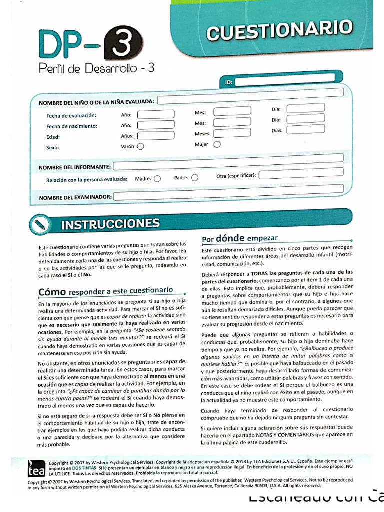 DP3 - Cuestionario | PDF