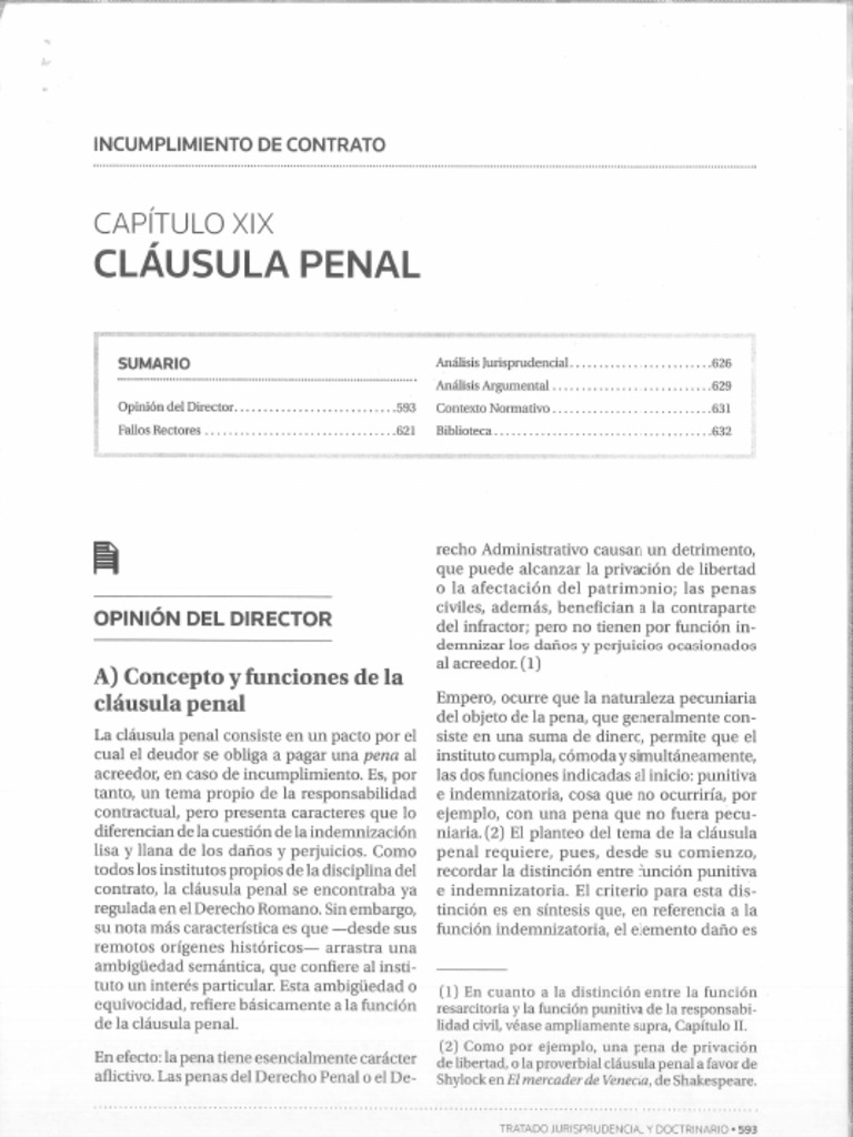 Clásula Penal DE CORES | PDF
