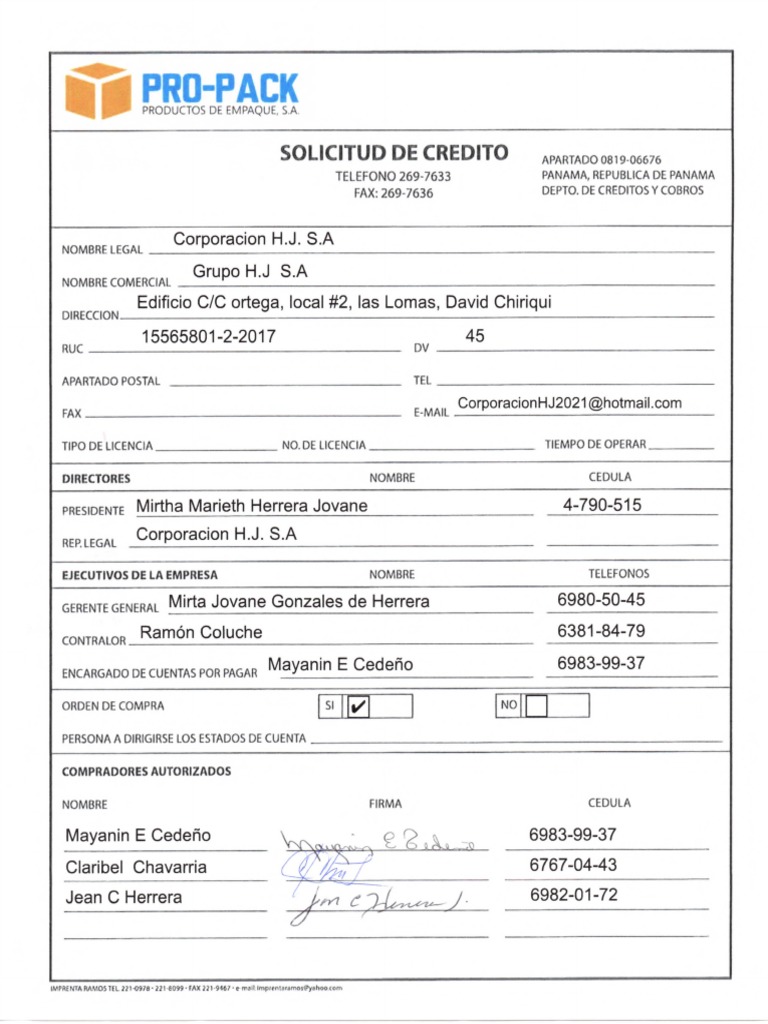 Solicitud de Crédito | PDF