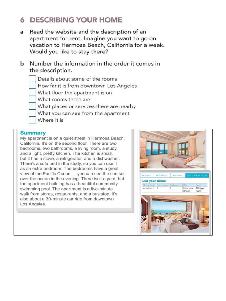 Describing Your Home | PDF