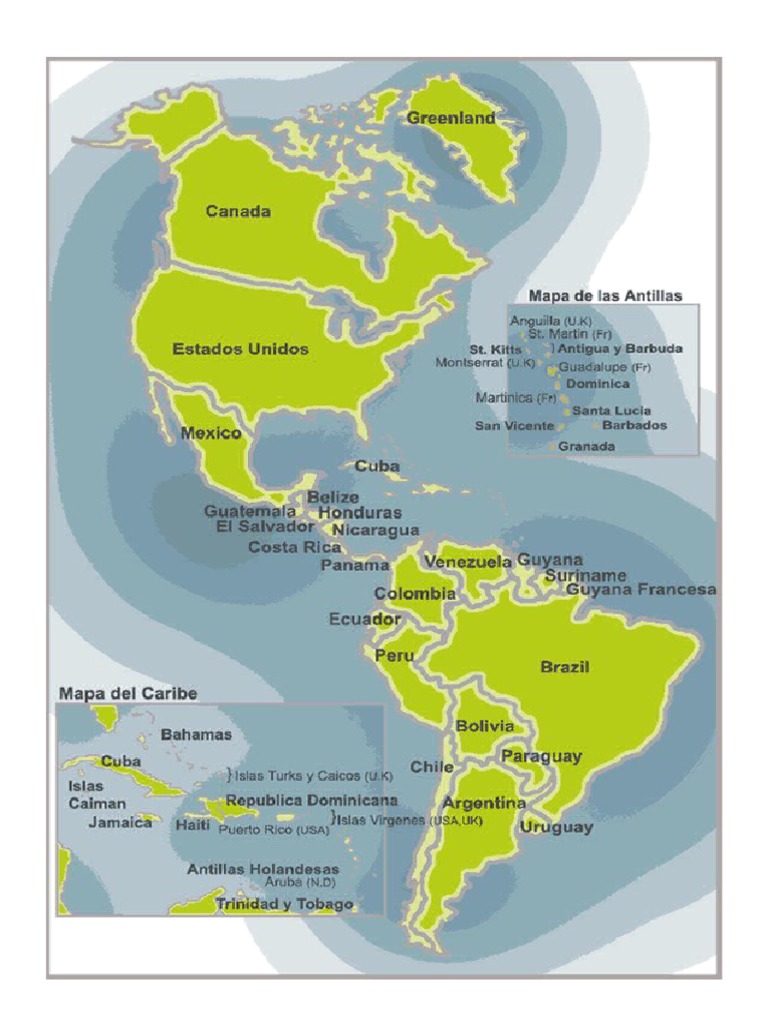 Mapa de America | PDF