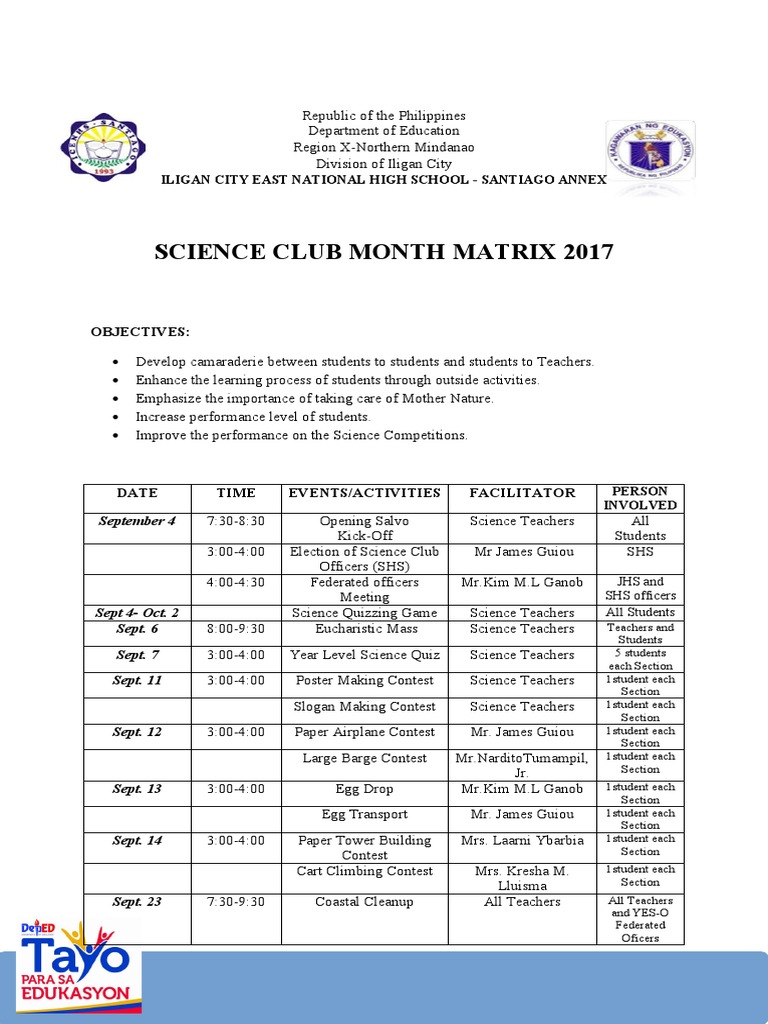 Science Matrix Sept. 2017 | PDF