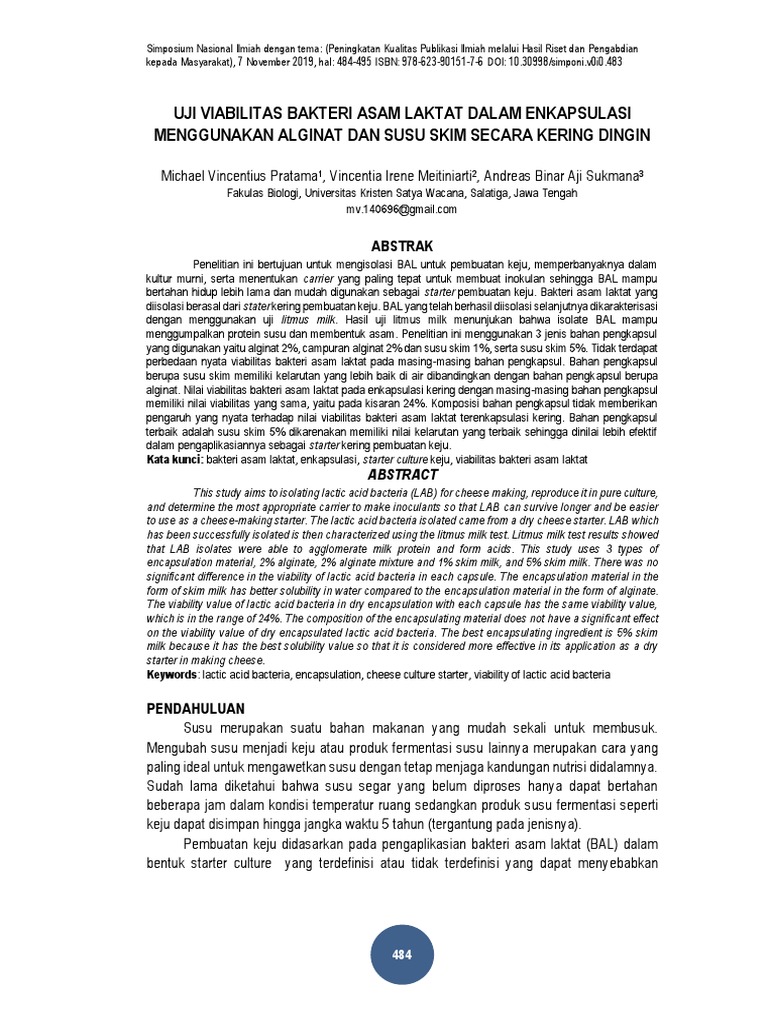 Uji BAL Viabilitas | PDF