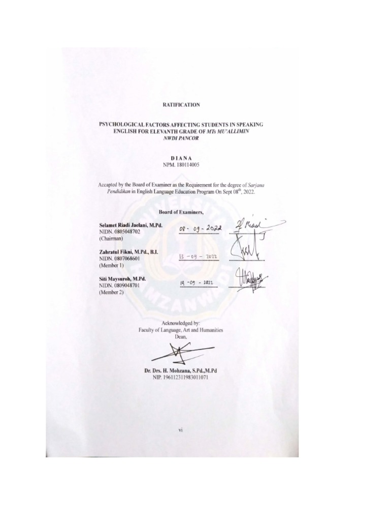 Ratification Diana | PDF