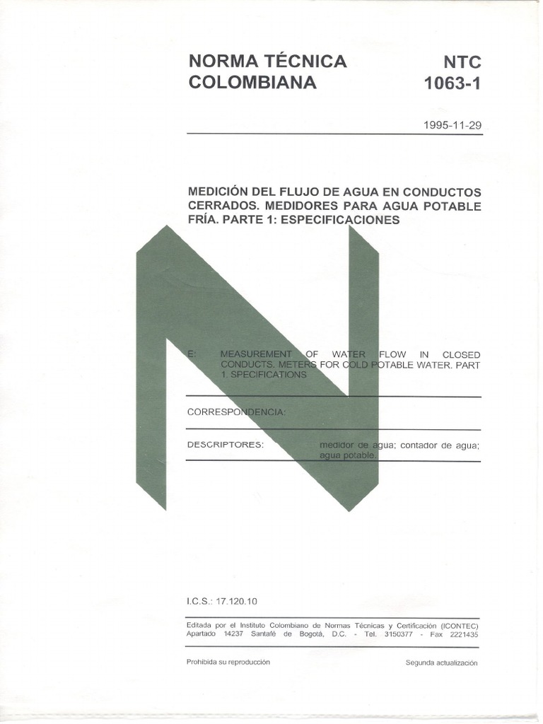 NTC 1063-1 - 1995 | PDF