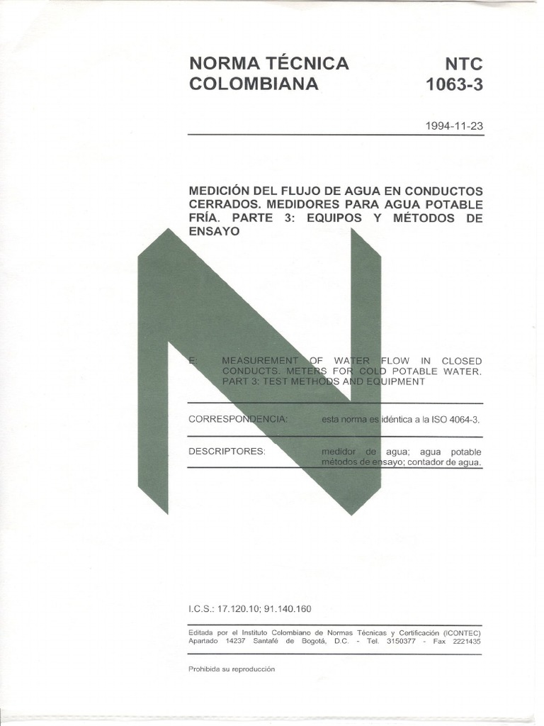 NTC 1063-3 - 1994 | PDF