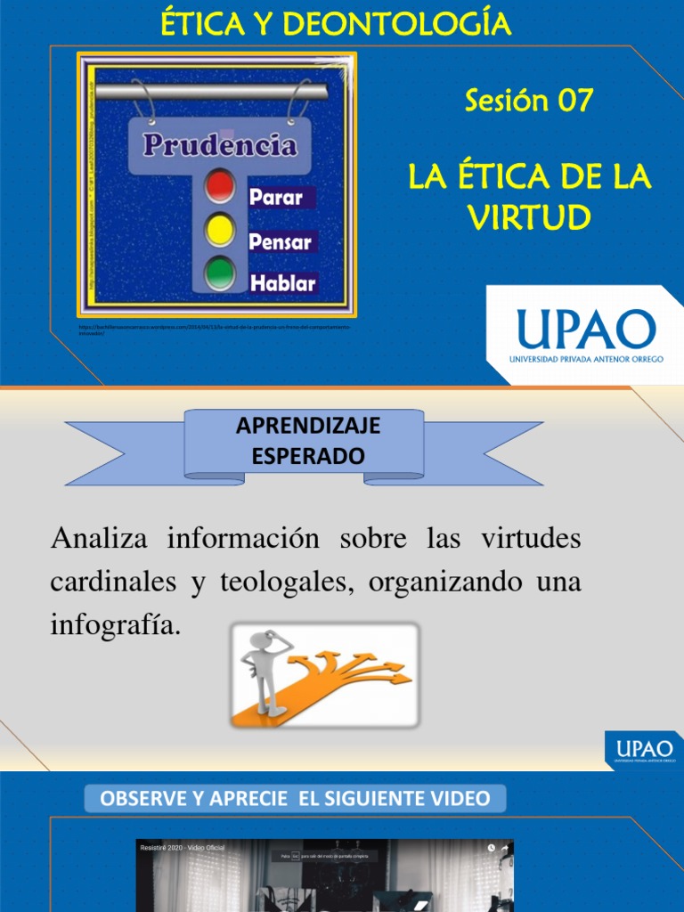 s7 - PPT - La Ética de La Virtud | PDF | Virtud | Moralidad