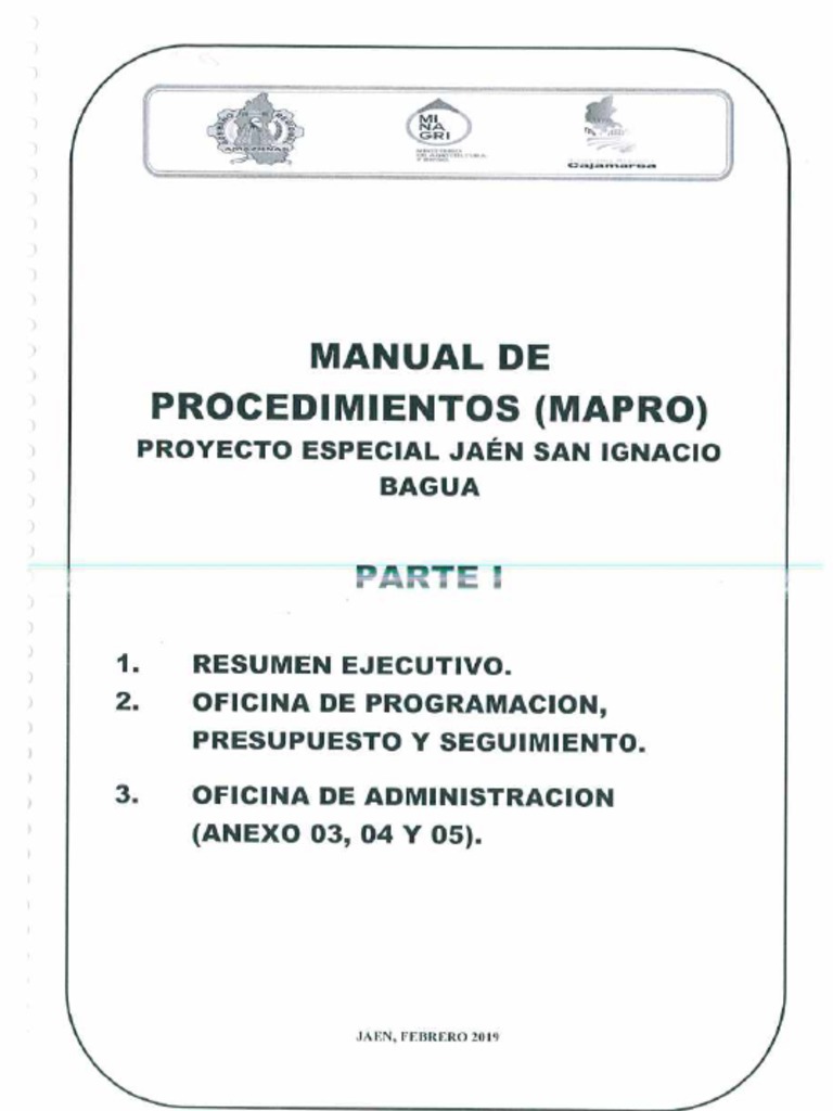Manual de Procedimientos (MAPRO) | PDF