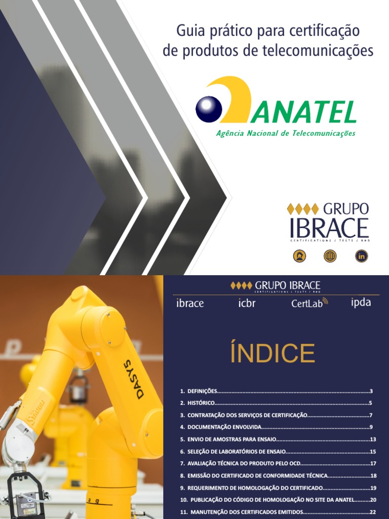E Book Anatel | PDF | ISO 9000 | Certificação